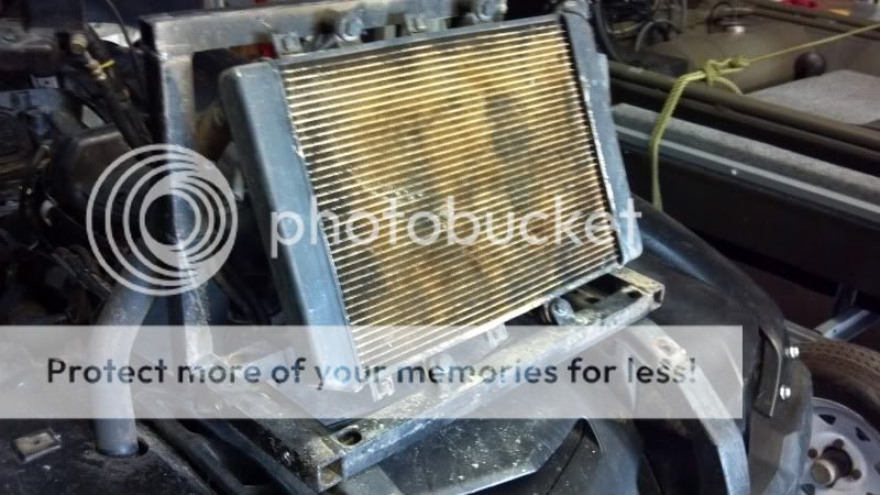 Home Made Radiator Re-locate Pics | Yamaha Grizzly ATV Forum