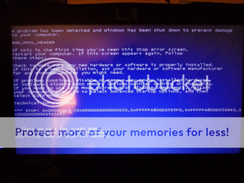 Help!! My Alienware laptop's screen flickers then turns off also BSOD ...