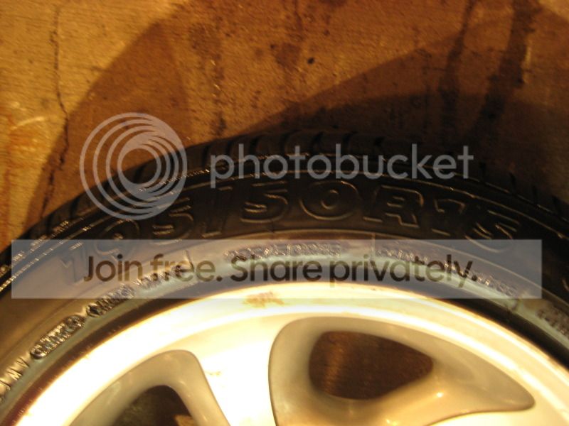Set of 98-04 15"x7" Chevy Swirl Wheels with (2) 205/60-15 & (2) 195/50 ...