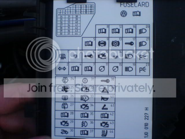 Fuse Box. | VW Vortex - Volkswagen Forum