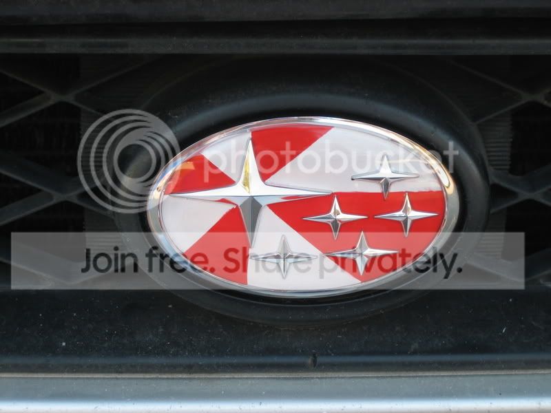 Painting the stock "stars" badge | Subaru Impreza GC8 & RS Forum ...