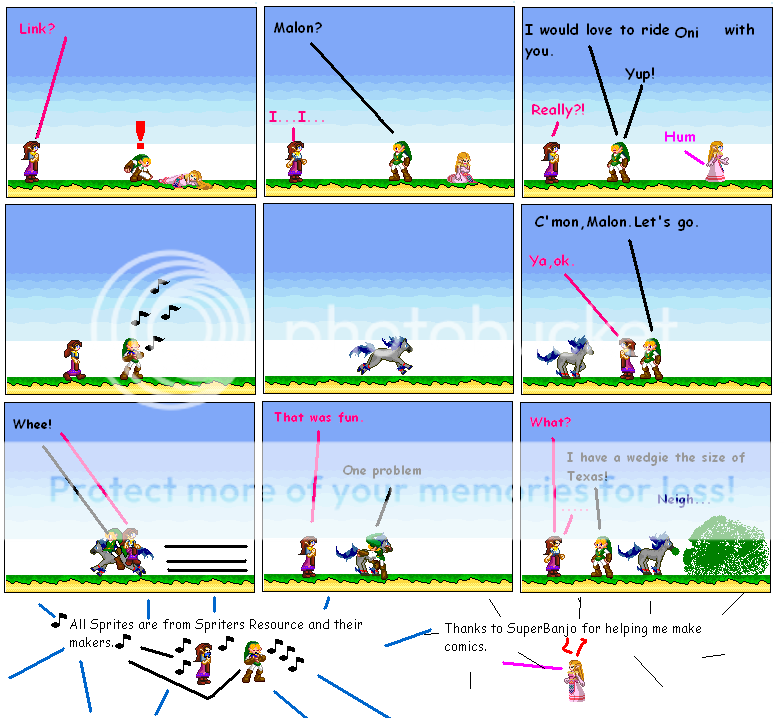 My first zelda sprite comic - Creative Corner - Zelda Universe Forums